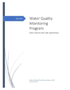 2024_08 LD & Parks Water Quality Monitoring Program – Lake Limerick ...